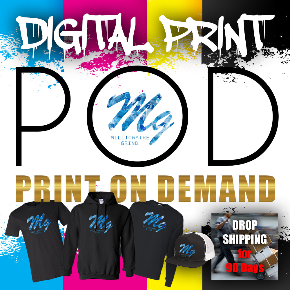 Digital Print On Demand– Millionaire Grind Digital Print On Demand– Millionaire Grind